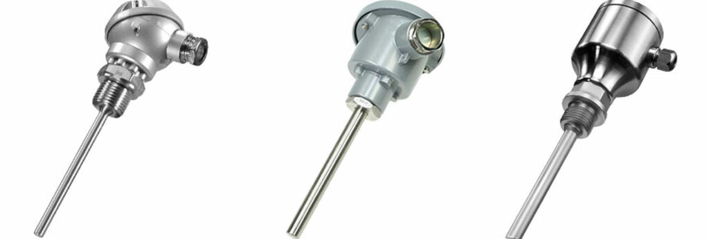 Temperature probe with connection head - B+B Thermo-Technik